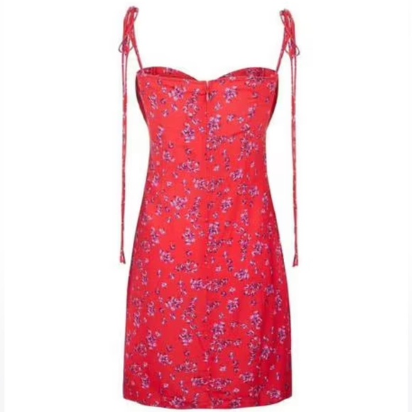 Rat & Boa | Dresses | Rat Boa Fia Red Mini Floral Dress Cute Strappy Xs ...